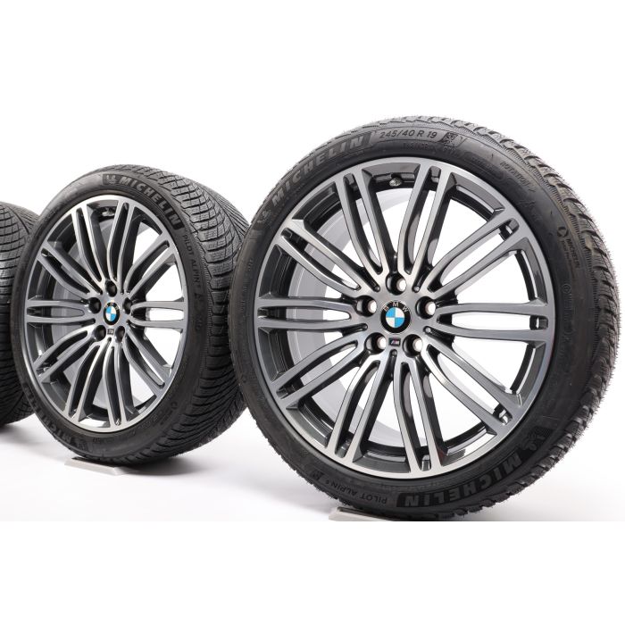 BMW Winterkompletträder 5er G30 G31 19 Zoll Styling 664 M Doppels