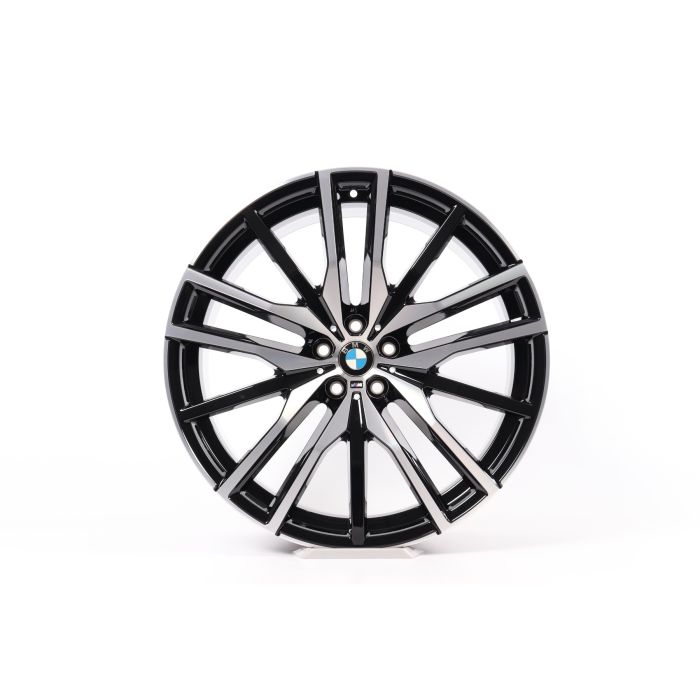 1x BMW Alufelge X5 G05 X6 G06 22 Zoll Styling Hinterachse 742 M Doppelspeiche