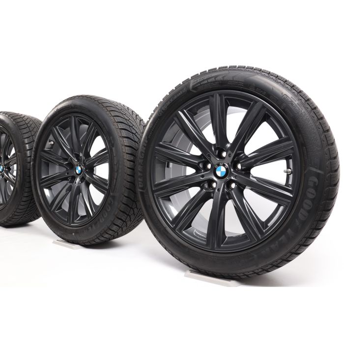 BMW Winterkompletträder 5er G30 G31 18 Zoll Styling 684 V-Speiche