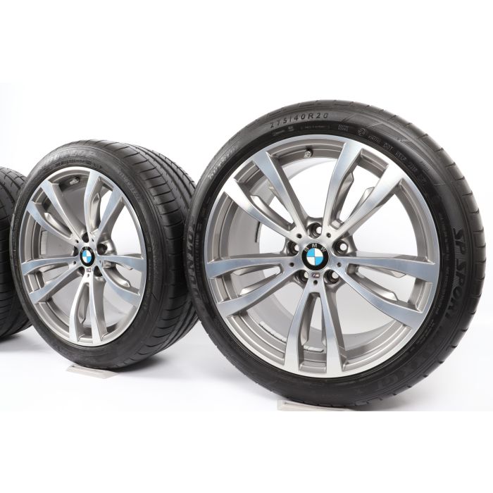 BMW Sommerkompletträder X5 F15 X6 F16 20 Zoll 469 M Doppelspeiche RDC ...