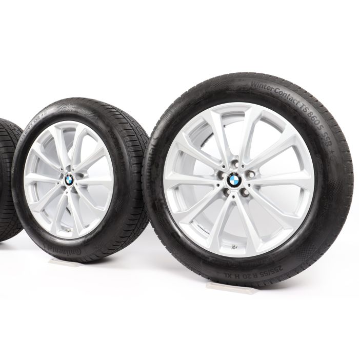 BMW Summer Wheels X3 G01 X4 G02 18 Zoll V-spoke 618 RDC Silber