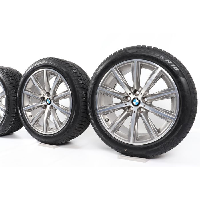 BMW Winterkompletträder 5er G30 G31 18 Zoll Styling 684 V-Speiche