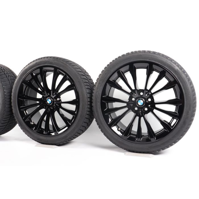 BMW Winterkompletträder 5er G30 G31 19 Zoll Styling 663 W-Speiche