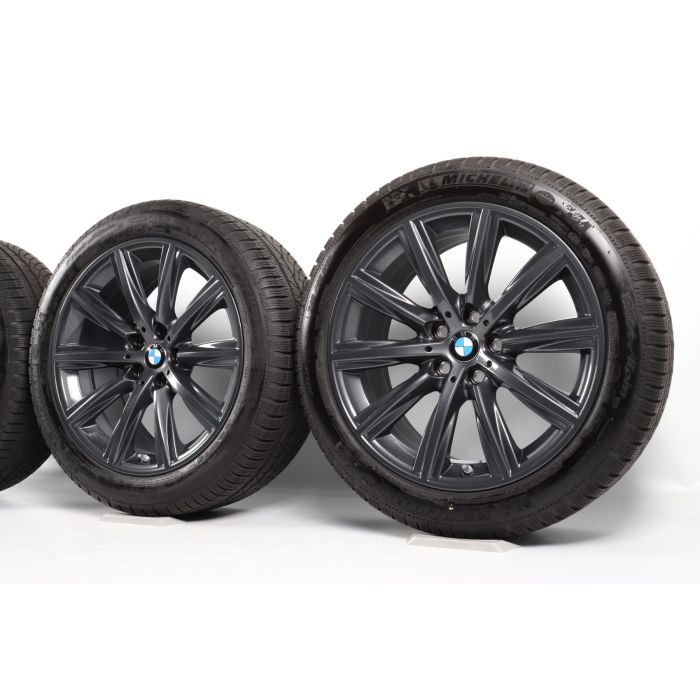 BMW Winterkompletträder 5er G30 G31 18 Zoll Styling 684 V-Speiche