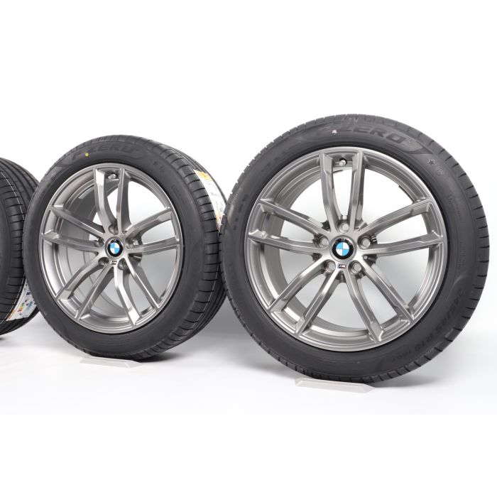 BMW Sommerkompletträder 5er G30 G31 18 Zoll Styling 662 M Doppels