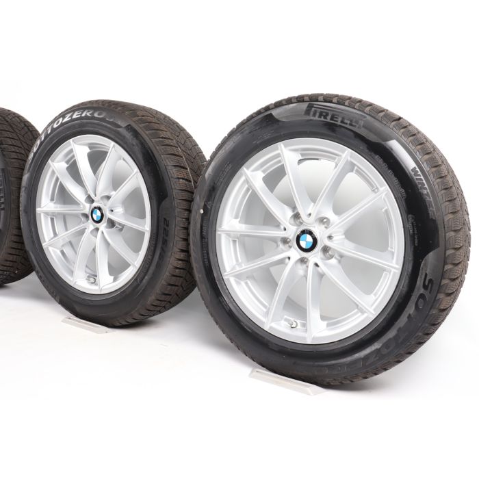 BMW Winterkompletträder 5er G30 G31 17 Zoll Styling 618 V-Speiche
