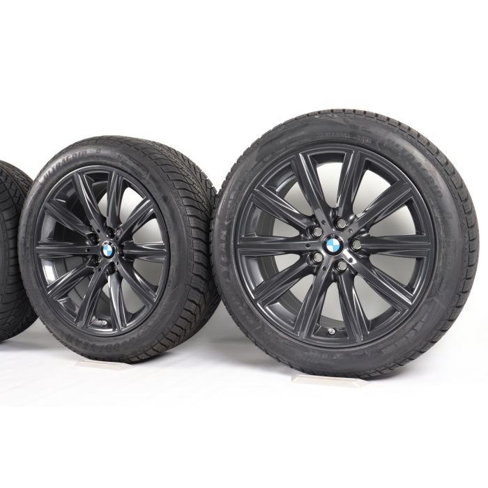 BMW Winterkompletträder 5er G30 G31 18 Zoll Styling 684 V-Speiche