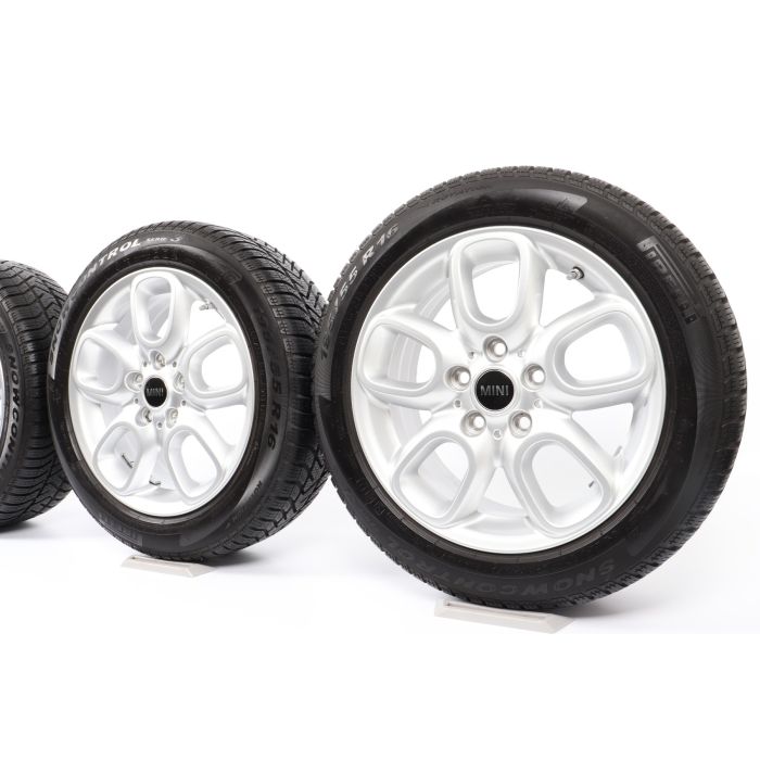 MINI Winterkompletträder F56 F55 F57 16 Zoll Styling Loop Spoke 4