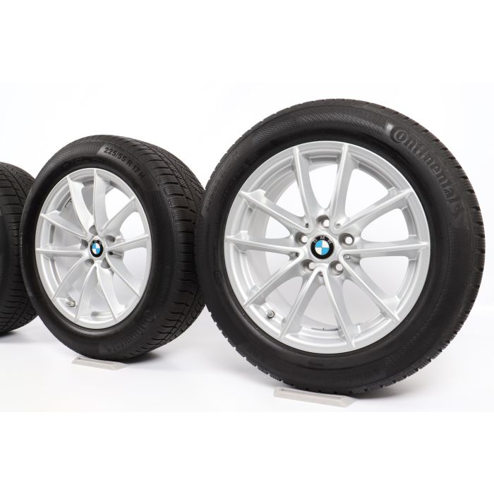 BMW Winterkompletträder 5er G30 G31 17 Zoll Styling 618 V-Speiche