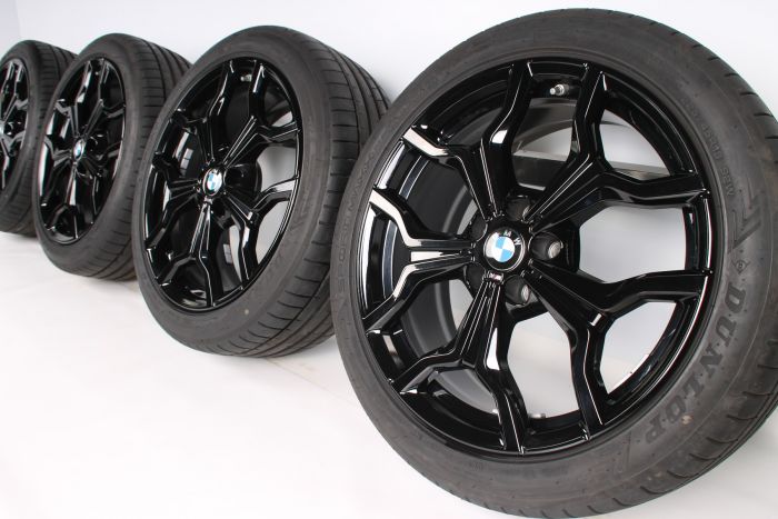 BMW Sommerkompletträder X1 F48 X2 F39 19 Zoll 722 M Y-Speiche RDC schwarz