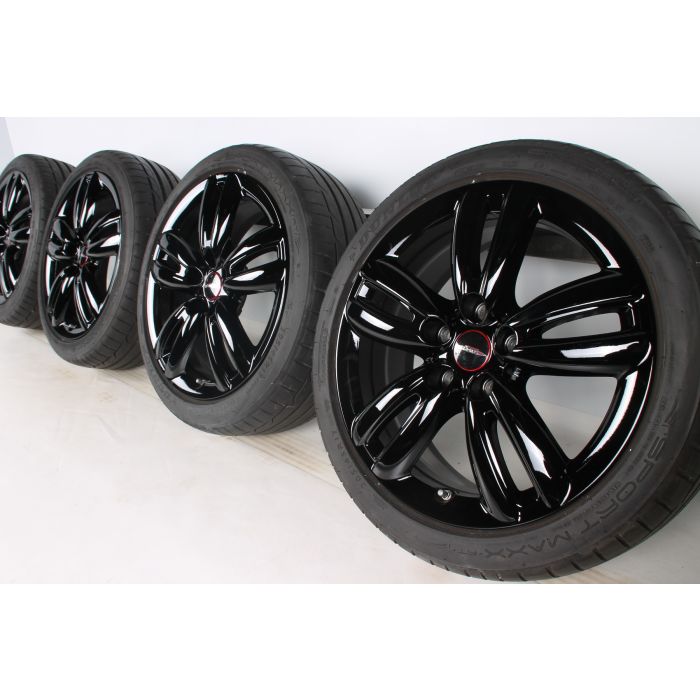 Original Mini Cooper F55 F56 F57 17 Zoll Sommerradsatz Track Spoke 501 Schwarz