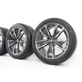 BMW Sommerkompletträder X3 G01 X4 G02 20 Zoll Styling 787 M Doppe
