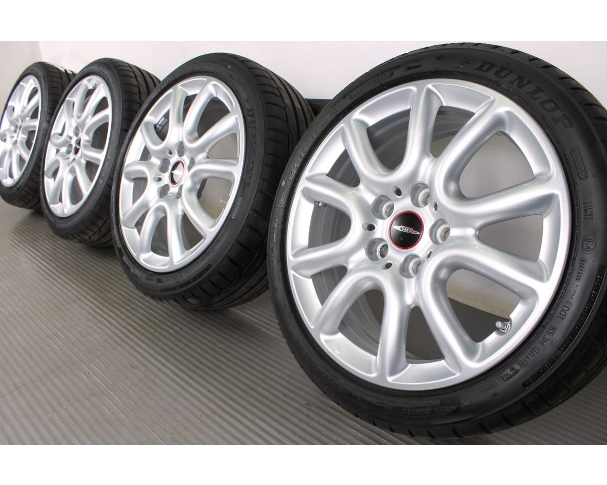 Original Mini Cooper F55 F56 F57 17 Zoll Sommerradsatz Track Spoke 501 Schwarz