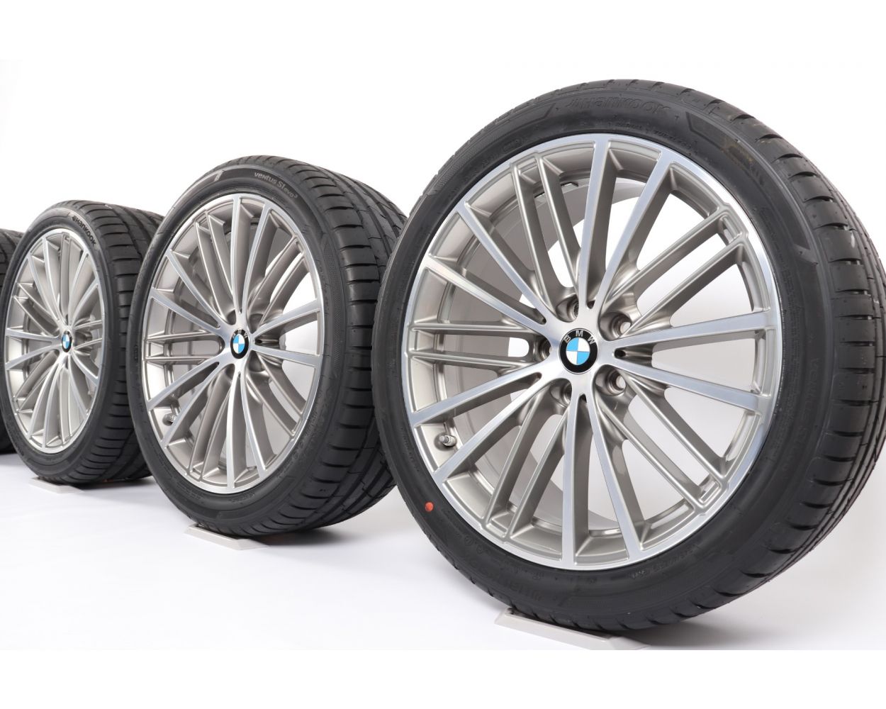 BMW Sommerkompletträder 5er G30 G31 19 Zoll Alufelgen V-Speiche 635 Bicolor