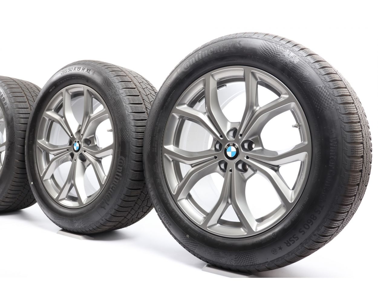 BMW Winter Wheels X3 G01 X4 G02 18 Zoll V-spoke 618 RDC Silber