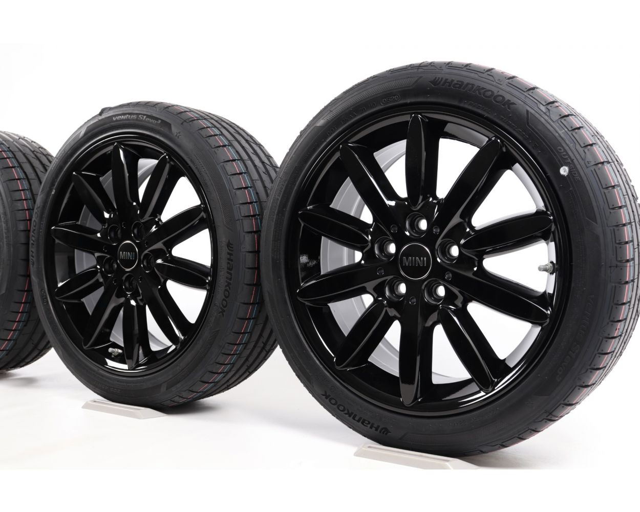 ORIGINAL MINI F55 F56 F57 17 Zoll Sommerradsatz Propeller Spoke 503 Schwarz