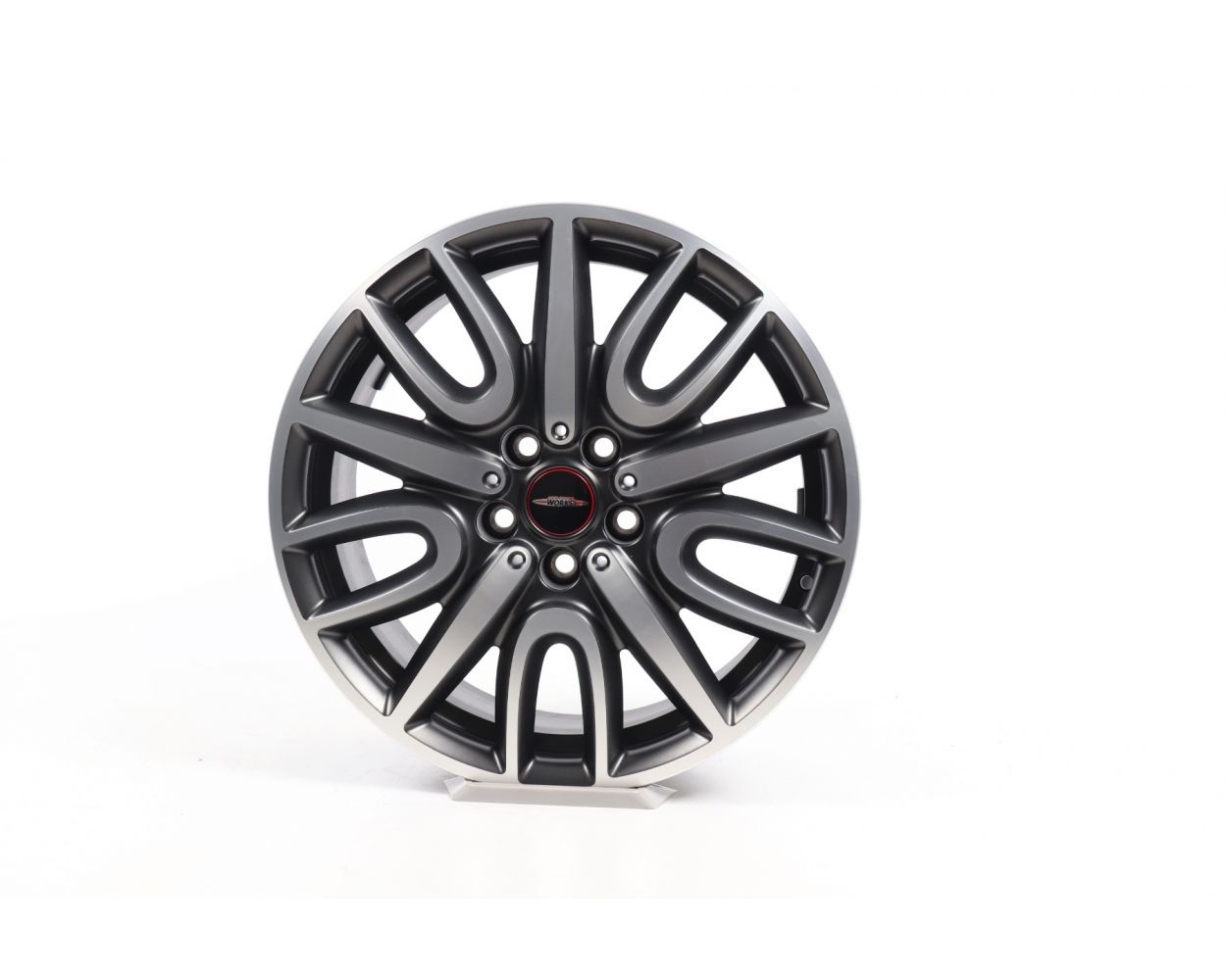 1x MINI Velg F60 Countryman 18 Inch Styling JCW Black Thrill Spoke 529