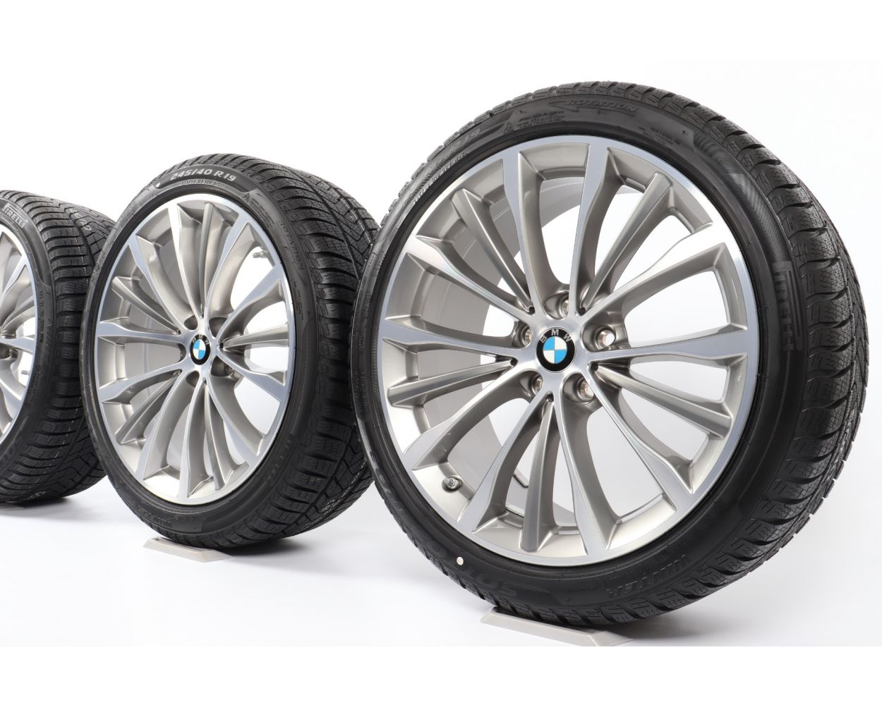 BMW Winterkompletträder 5er G30 G31 19 Zoll Styling 663 W-Speiche