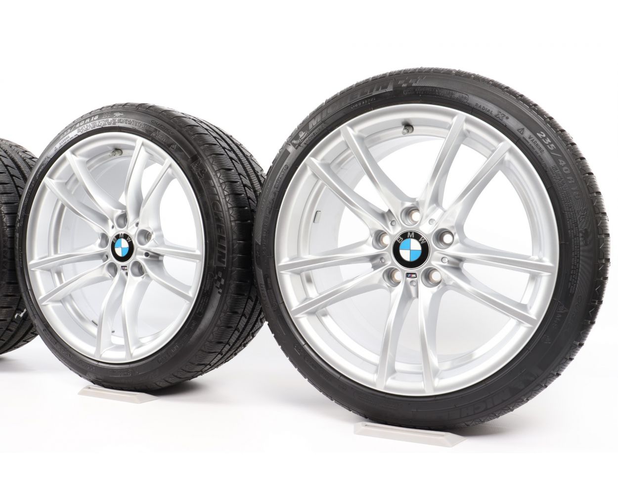 BMW Winter Wheels M2 F87 18 Zoll 640 M Double-spoke RDC silber