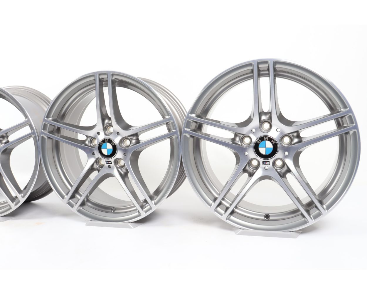 4x BMW Alloy Rims 1 Series E81 E82 E87 E88 18 Inch Styling 313 M Double ...